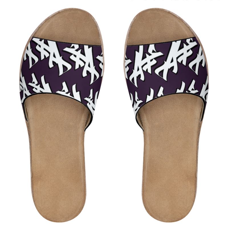 Y.A. Women's Leather Slides – Y.A.H. Apparel